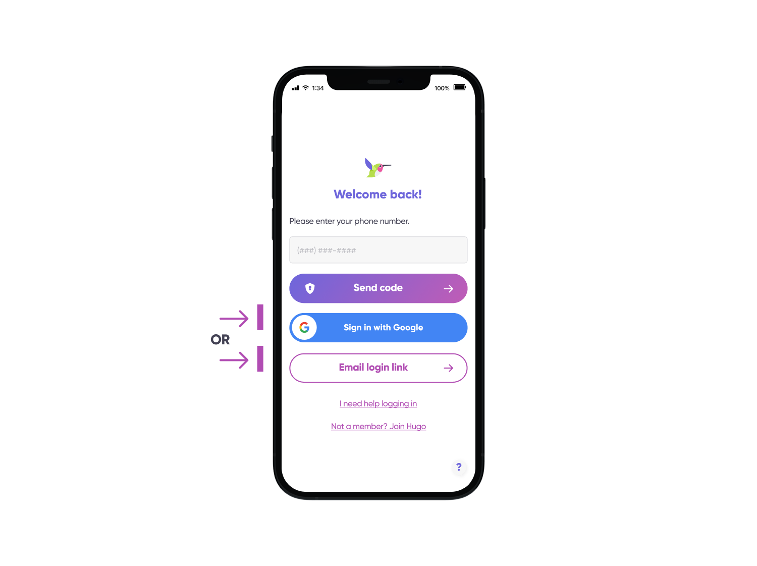 I need help logging in – Hugo