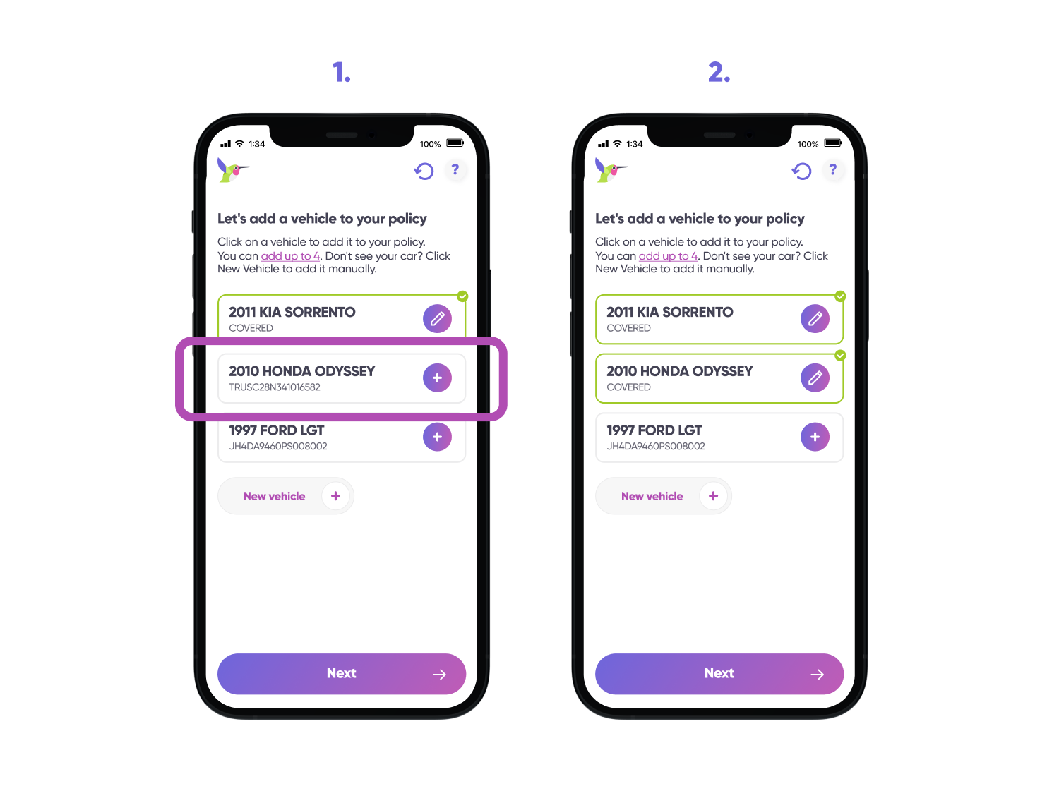 How do I add a vehicle to my Hugo policy? – Hugo