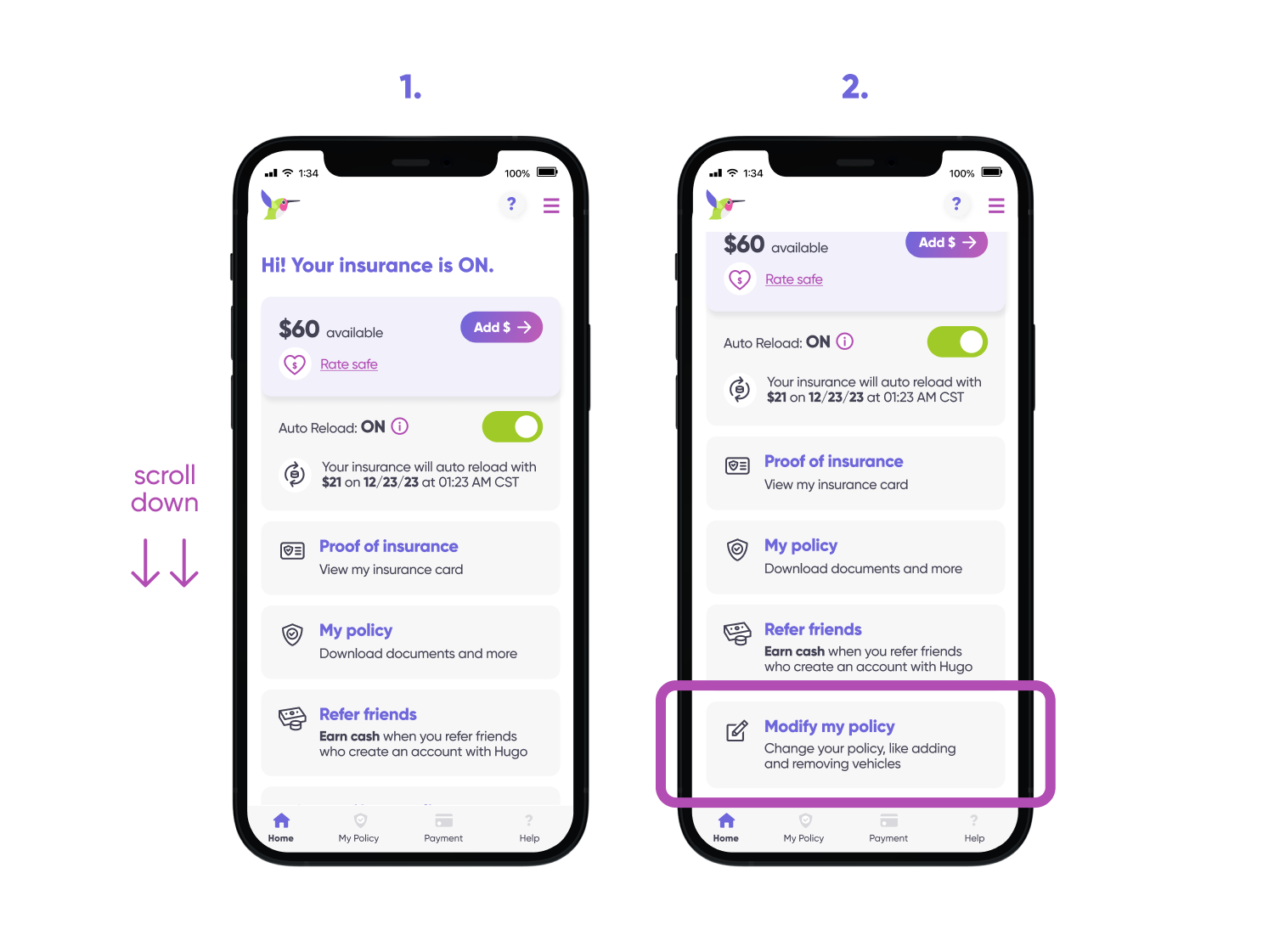 How do I add a vehicle to my Hugo policy? – Hugo