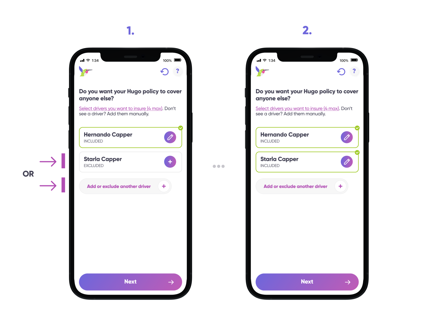 How do I add another driver to my Hugo policy? – Hugo